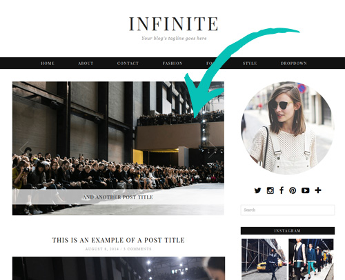 WordPress Theme: Infinite | Minimalist WordPress Template